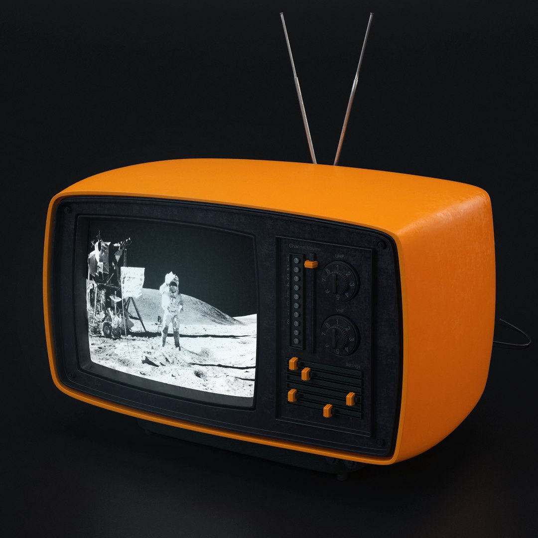 Retro Tv 3d Model
