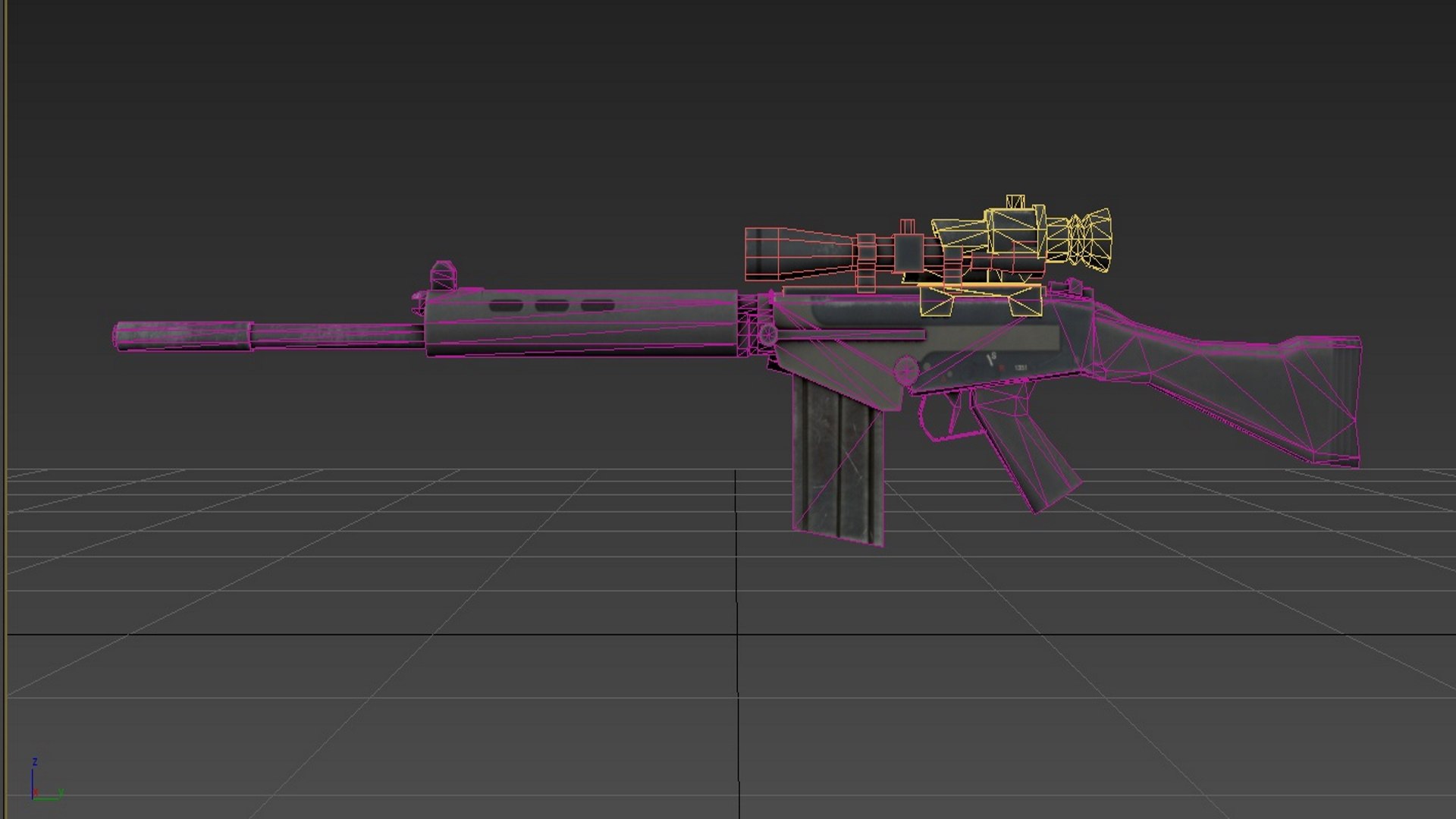 FN FAL Pack 3D Model - TurboSquid 1765371