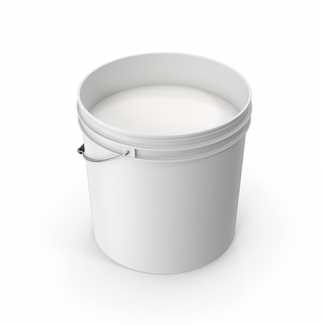 Opened Paint Bucket Model - TurboSquid 2135670