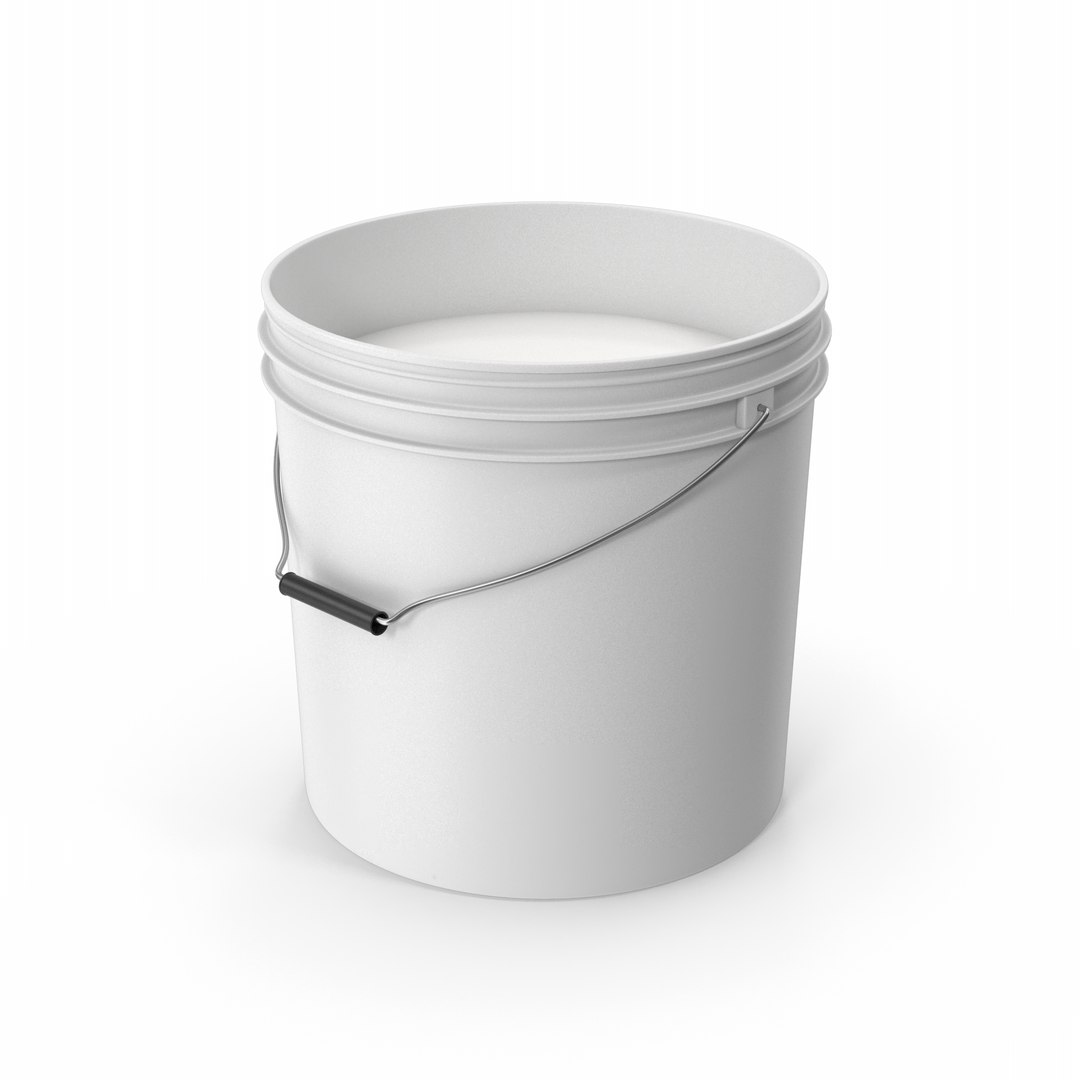 Opened Paint Bucket Model - TurboSquid 2135670