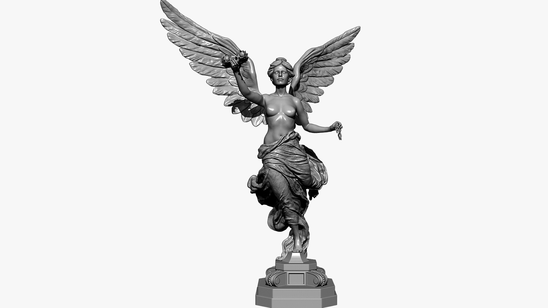 3D The Angel Of Independence Statue - TurboSquid 1968944