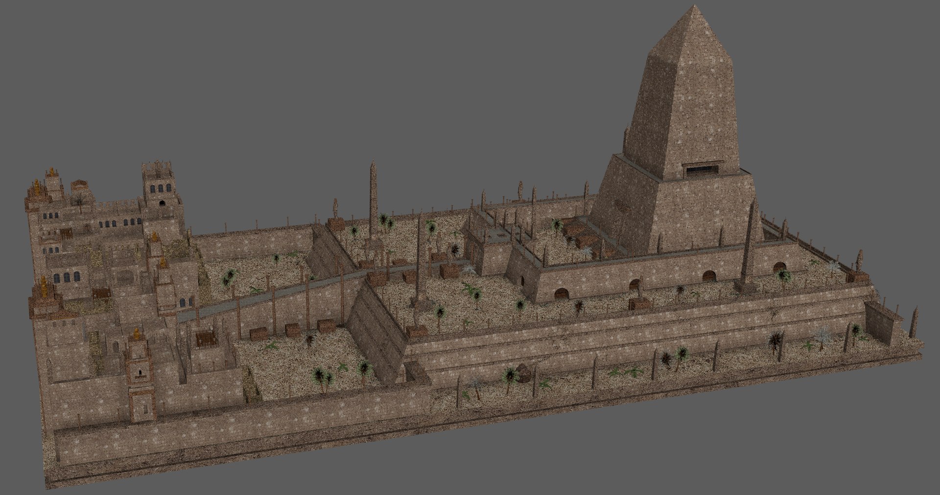 3D Solar Temple Abu Gorab Model - TurboSquid 2241416