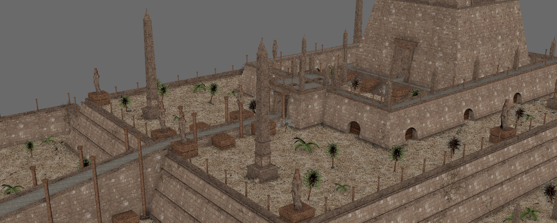 3D Solar Temple Abu Gorab Model - TurboSquid 2241416