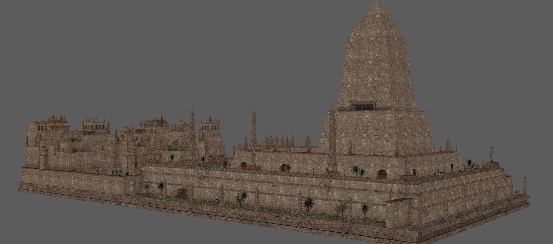 3D Solar Temple Abu Gorab Model - TurboSquid 2241416