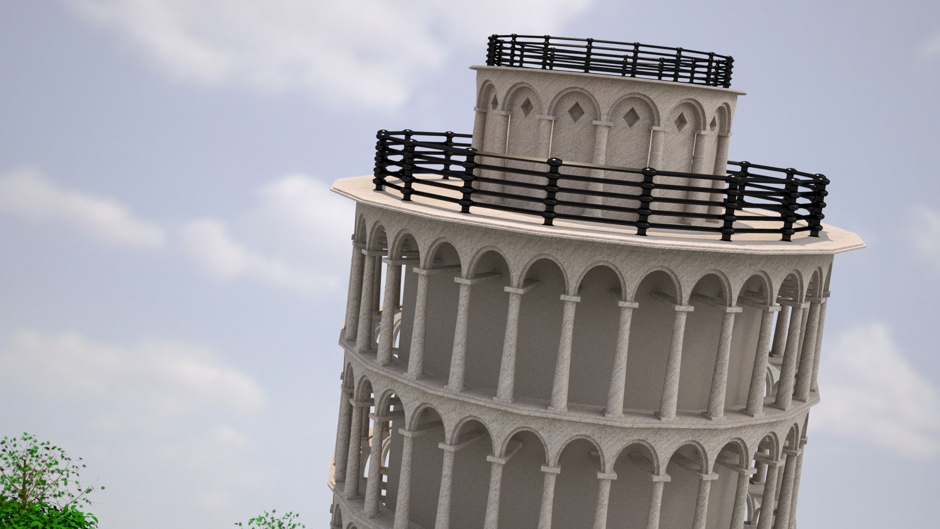 Pisa Tower 3D - TurboSquid 1377033