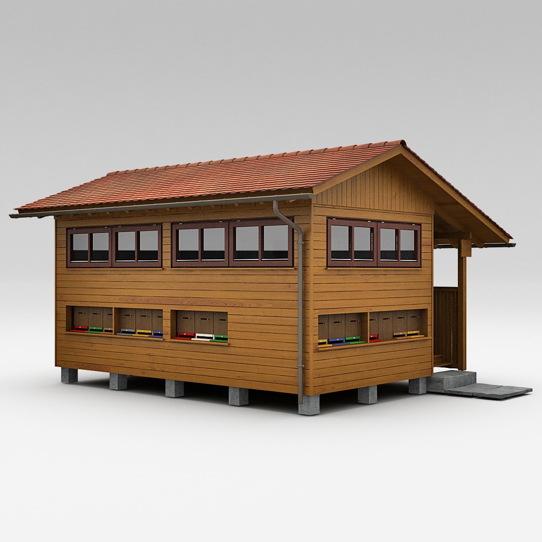 3d model house apiary