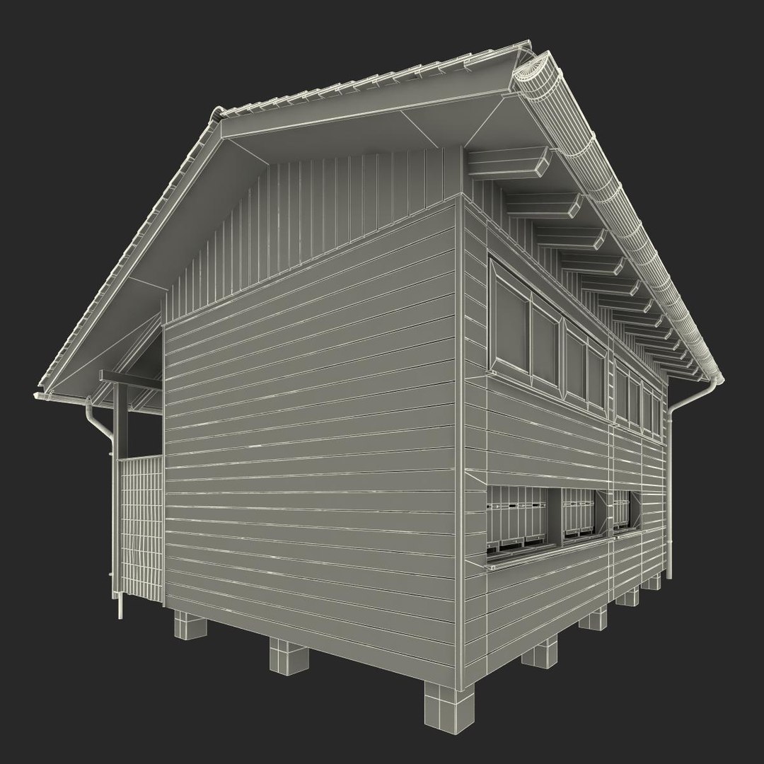 3d model house apiary