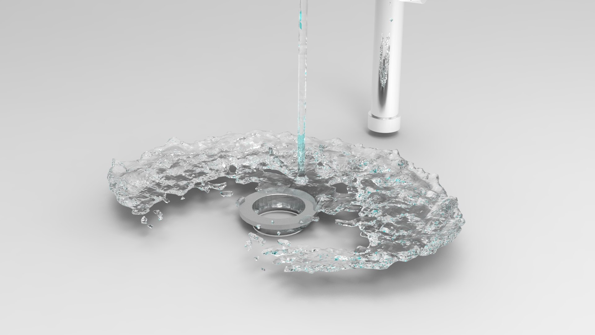3D Wash Basin Simulation Model - TurboSquid 2018843