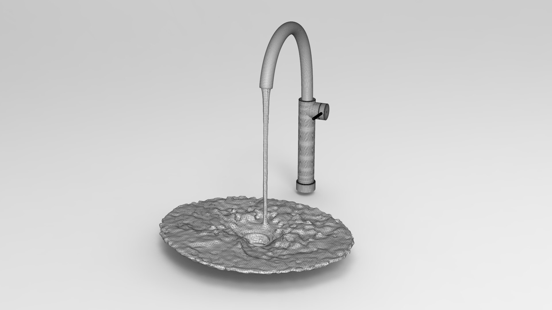 3D Wash Basin Simulation Model - TurboSquid 2018843