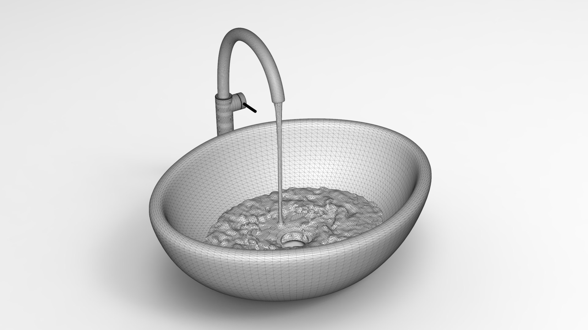 3D Wash Basin Simulation Model - TurboSquid 2018843