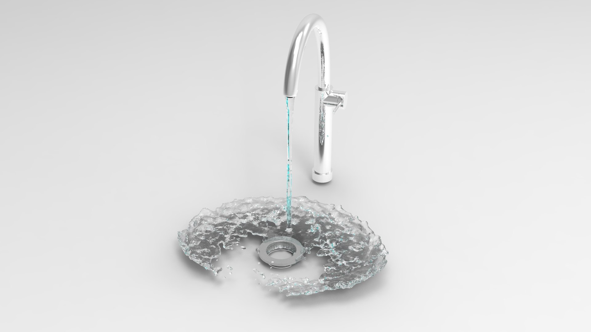 3D Wash Basin Simulation Model - TurboSquid 2018843