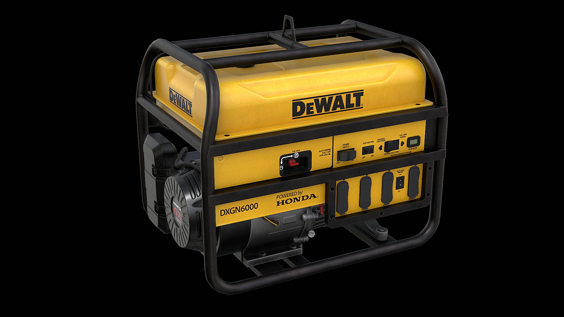 3D DeWalt Portable Commercial Generator - TurboSquid 2379136