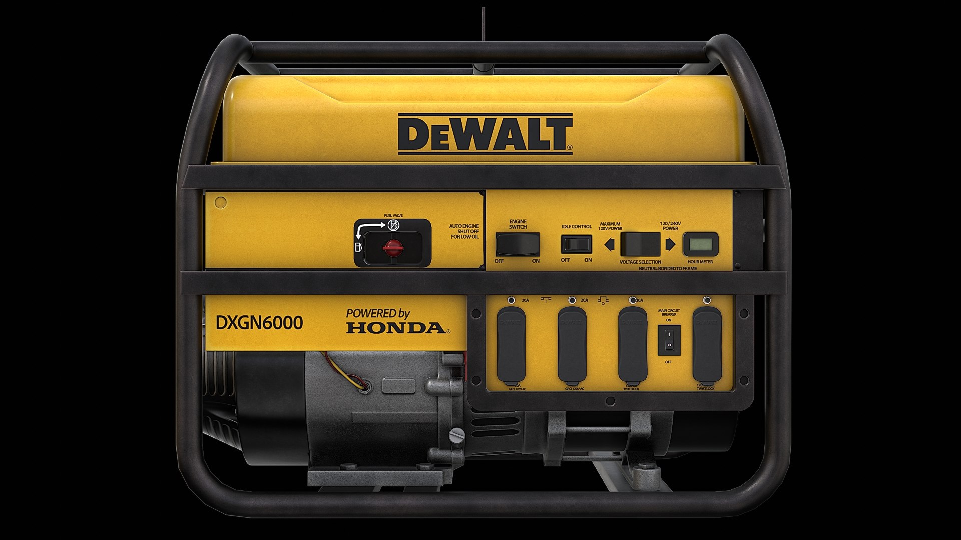 3D DeWalt Portable Commercial Generator - TurboSquid 2379136