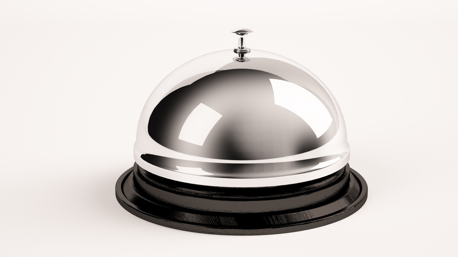 Reception Bell 3d Obj