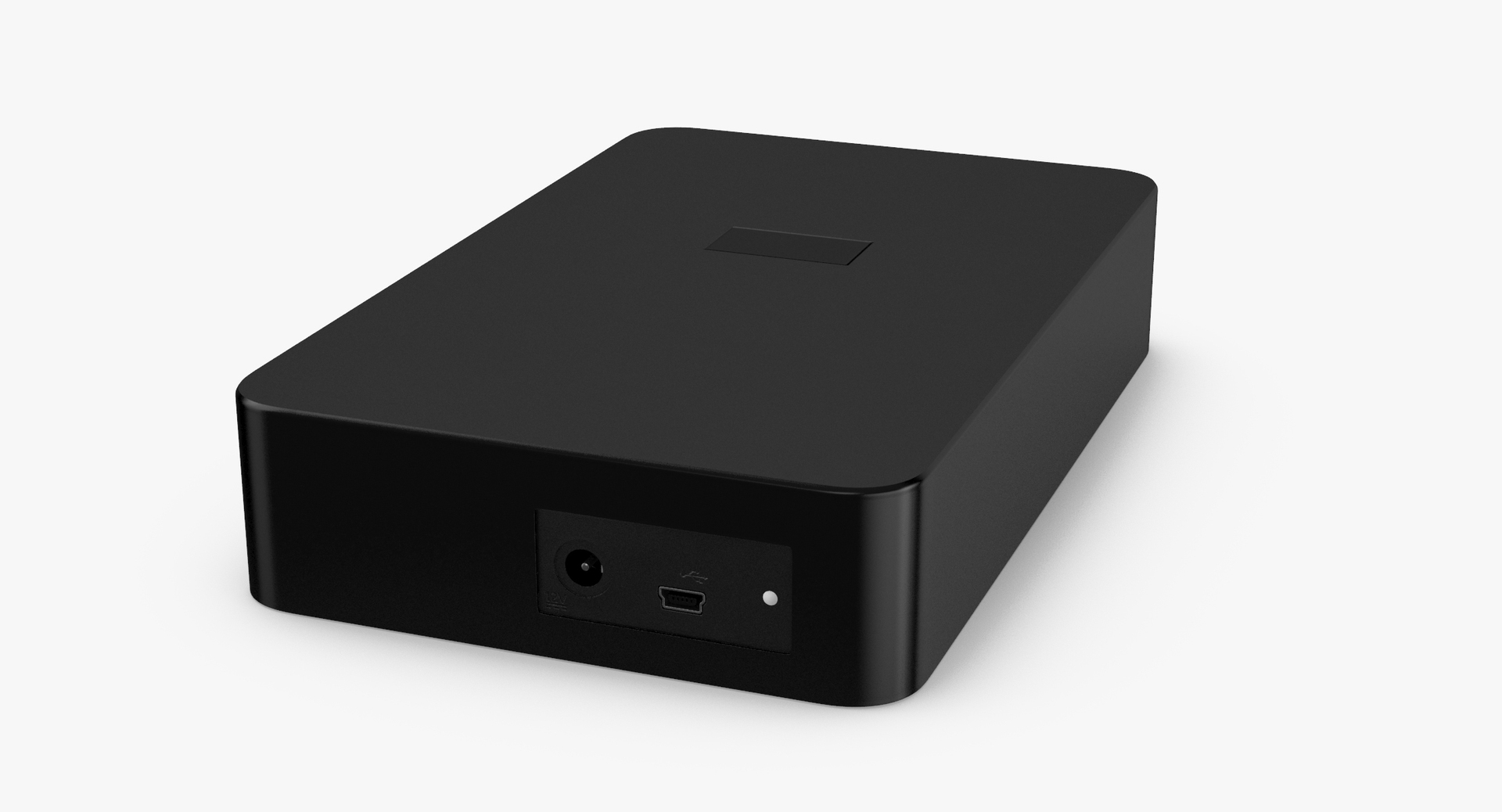 3d External Hard Drive Model