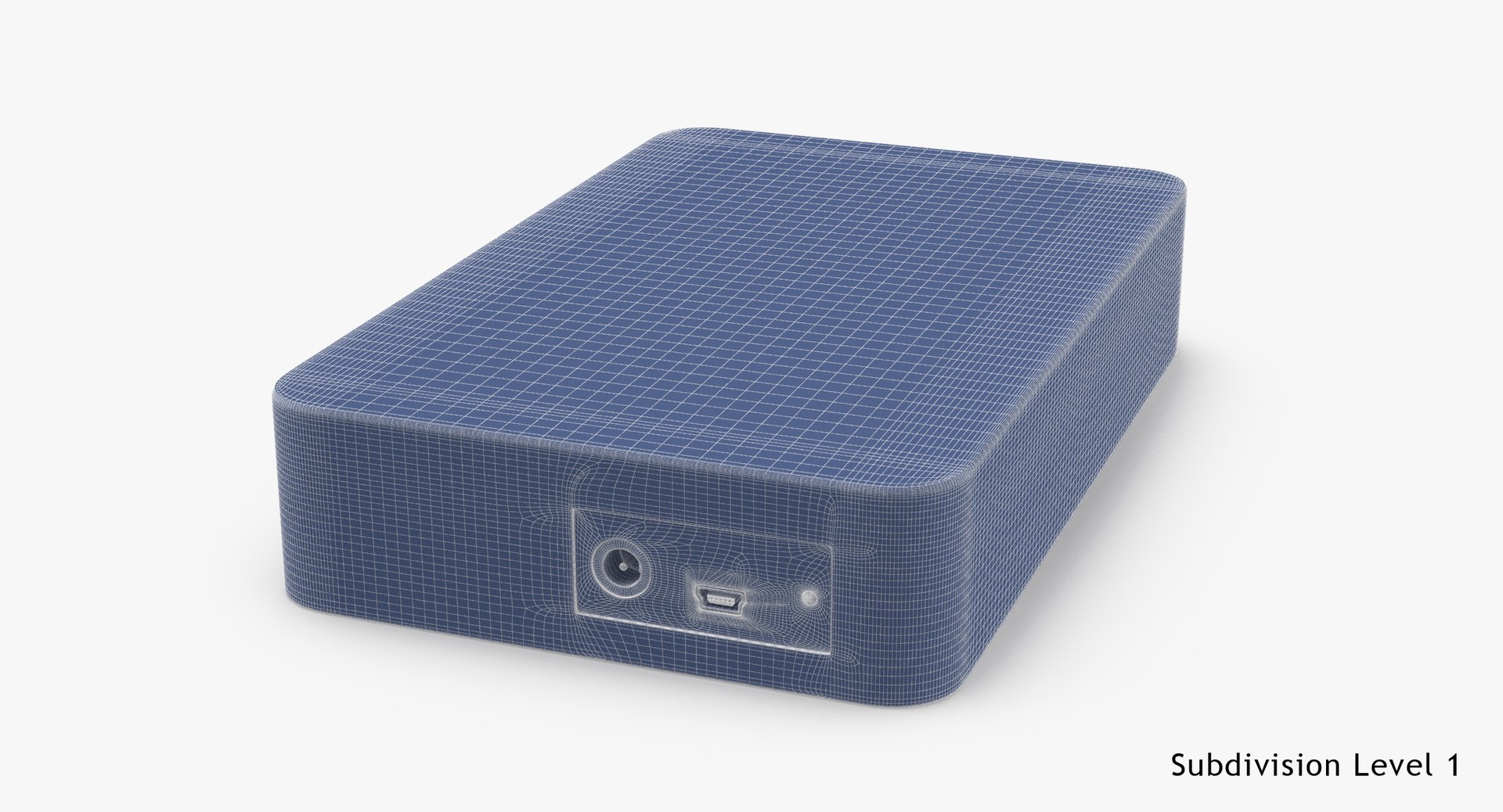 3d external hard drive model