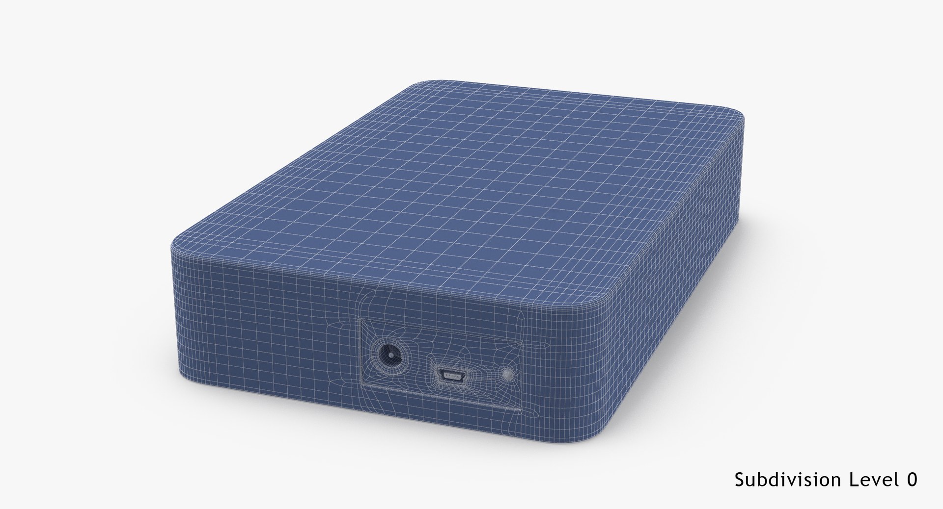 3d external hard drive model