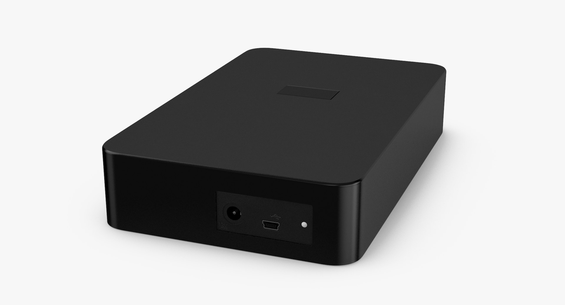 3d External Hard Drive Model