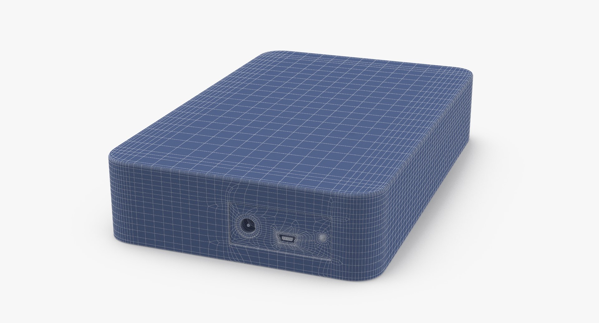 3d External Hard Drive Model