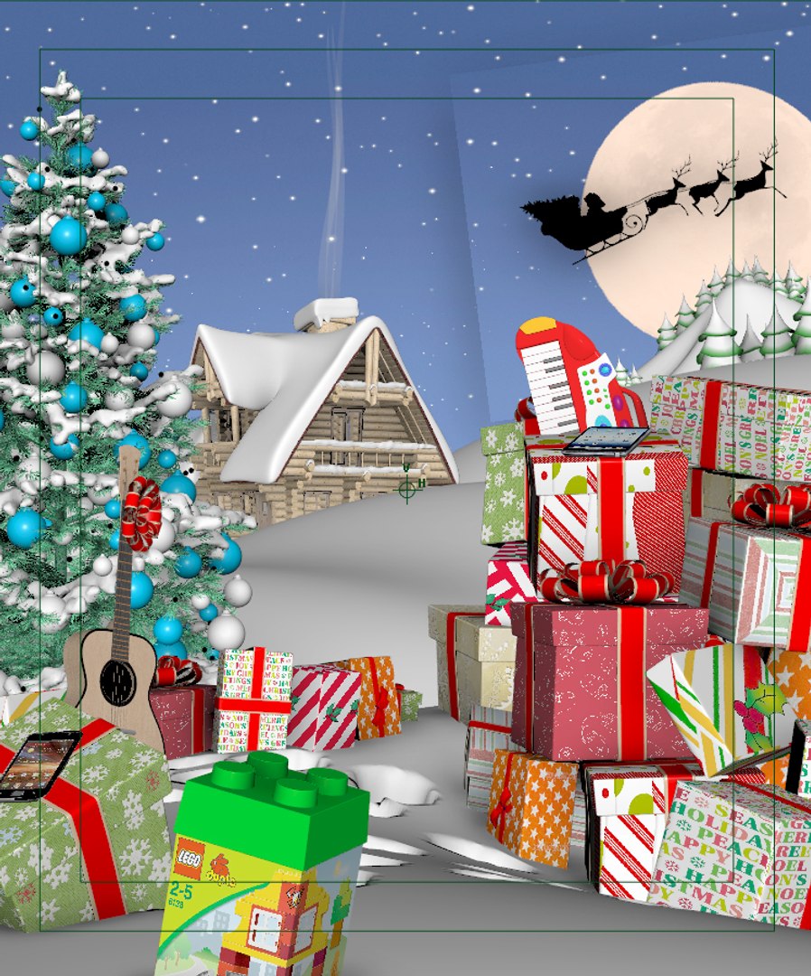 3d Christmas Scenery