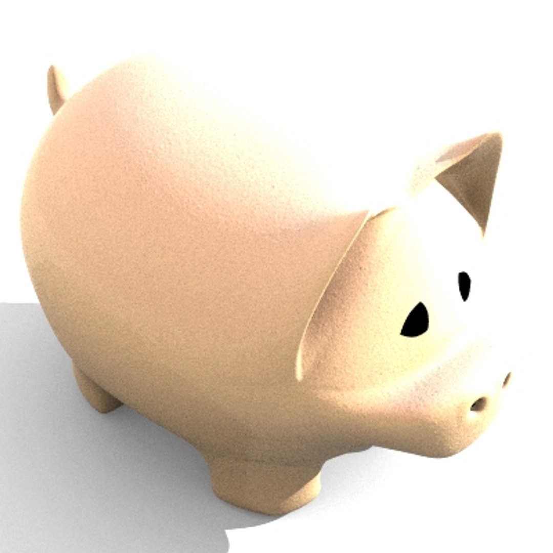 3d Pig Piggy Model