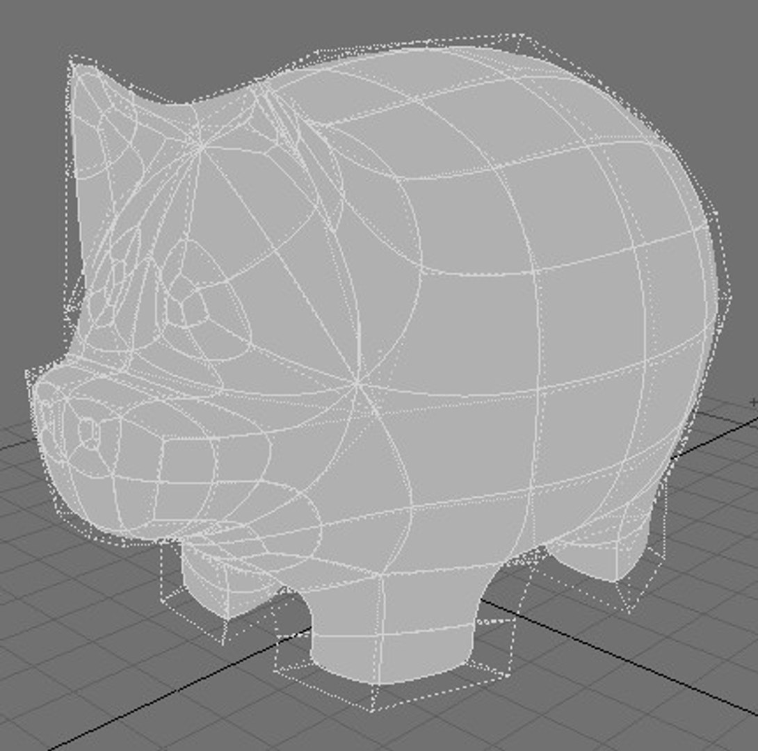 3d Pig Piggy Model