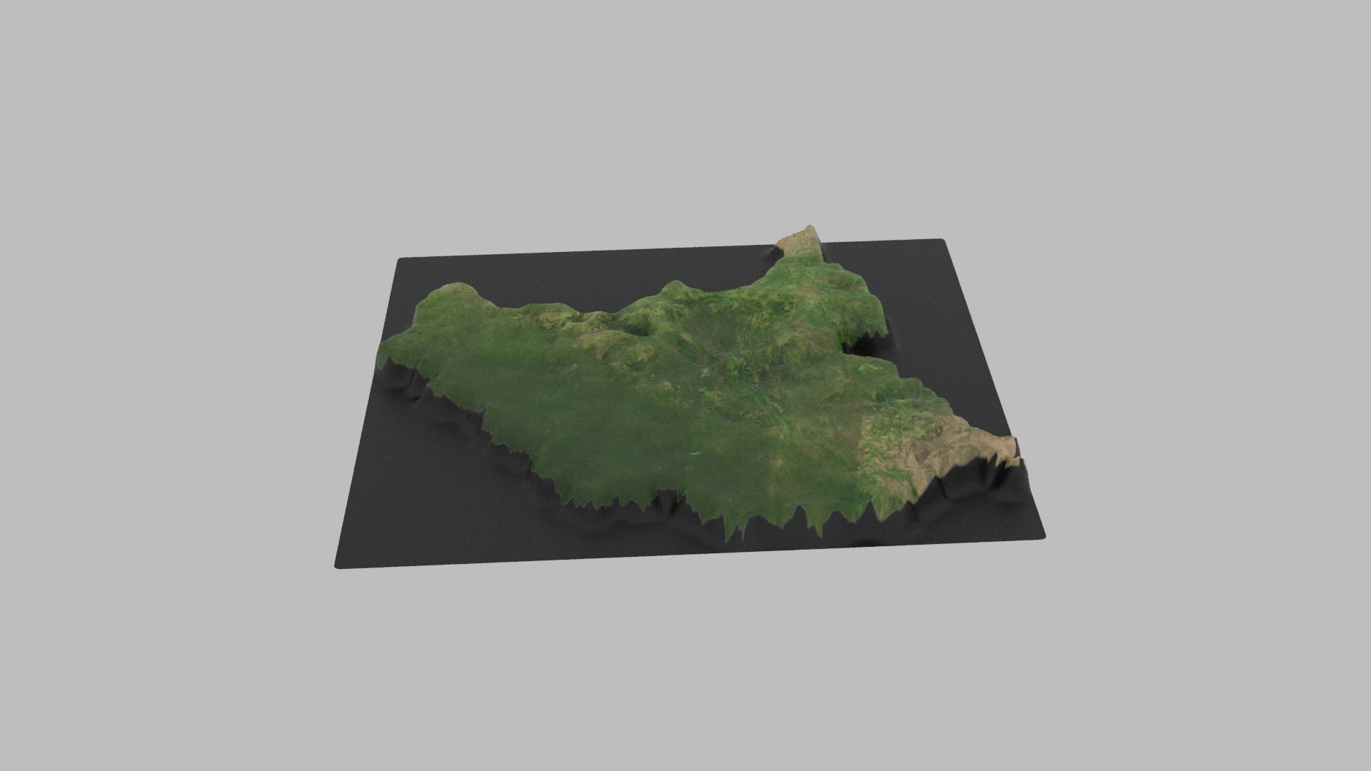 3D South Sudan Map Country - TurboSquid 2076358