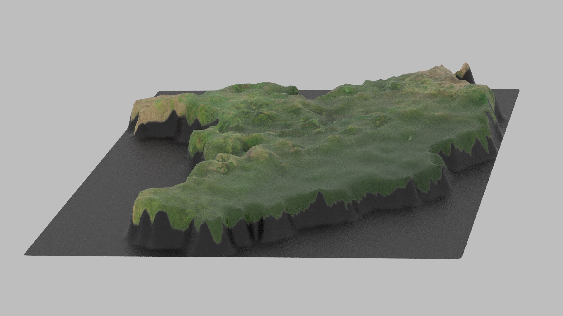 3D South Sudan Map Country - TurboSquid 2076358