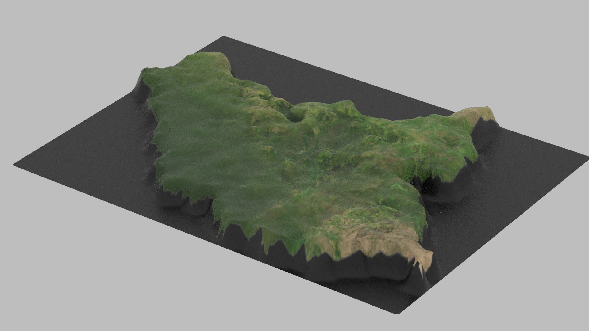 3D South Sudan Map Country - TurboSquid 2076358