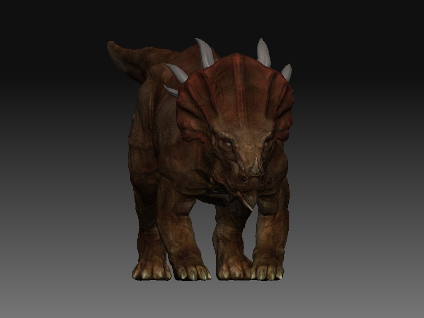 Styracosaurus Dinosaur Details 3d Model