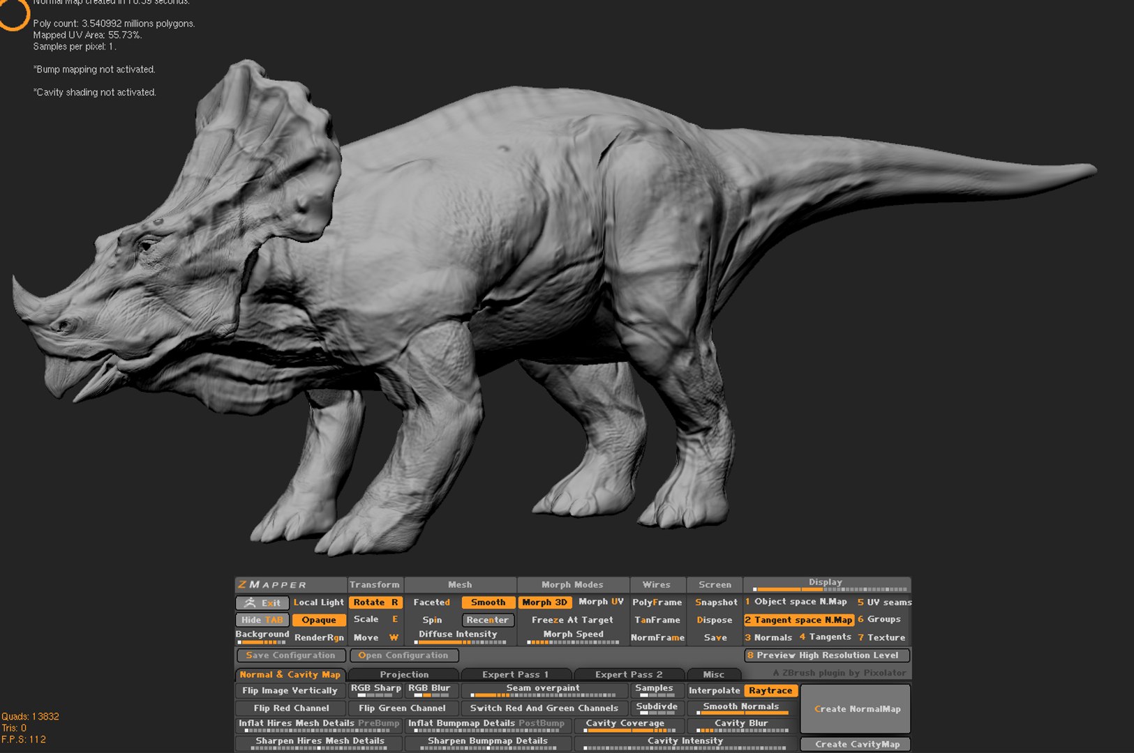Styracosaurus Dinosaur Details 3d Model