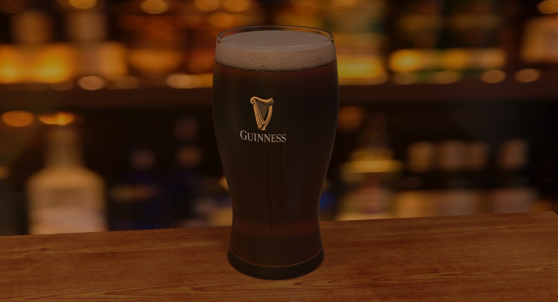 Glass Of Guinness 3D Model - TurboSquid 2164641