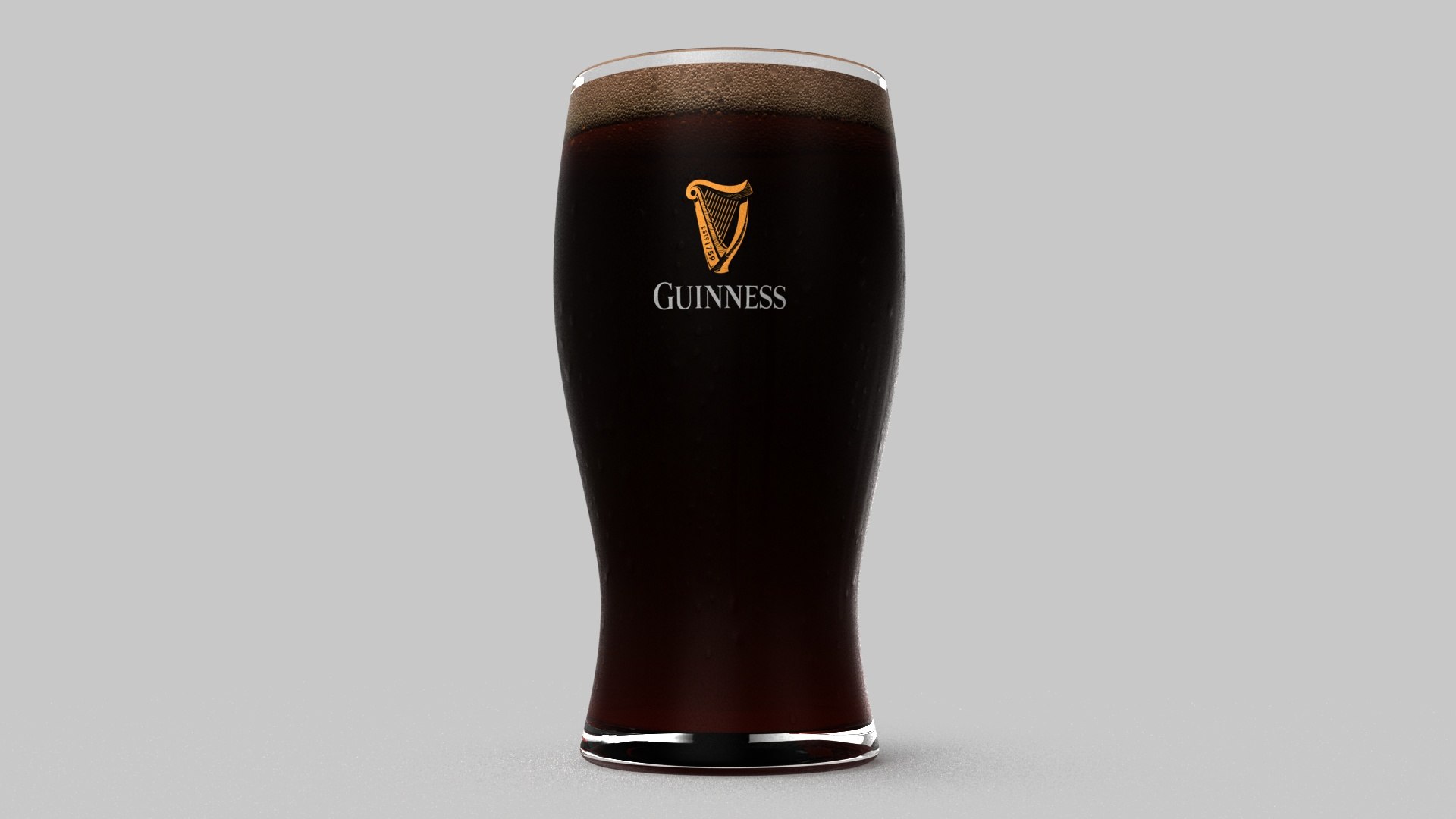 Glass of Guinness 3D model - TurboSquid 2164641