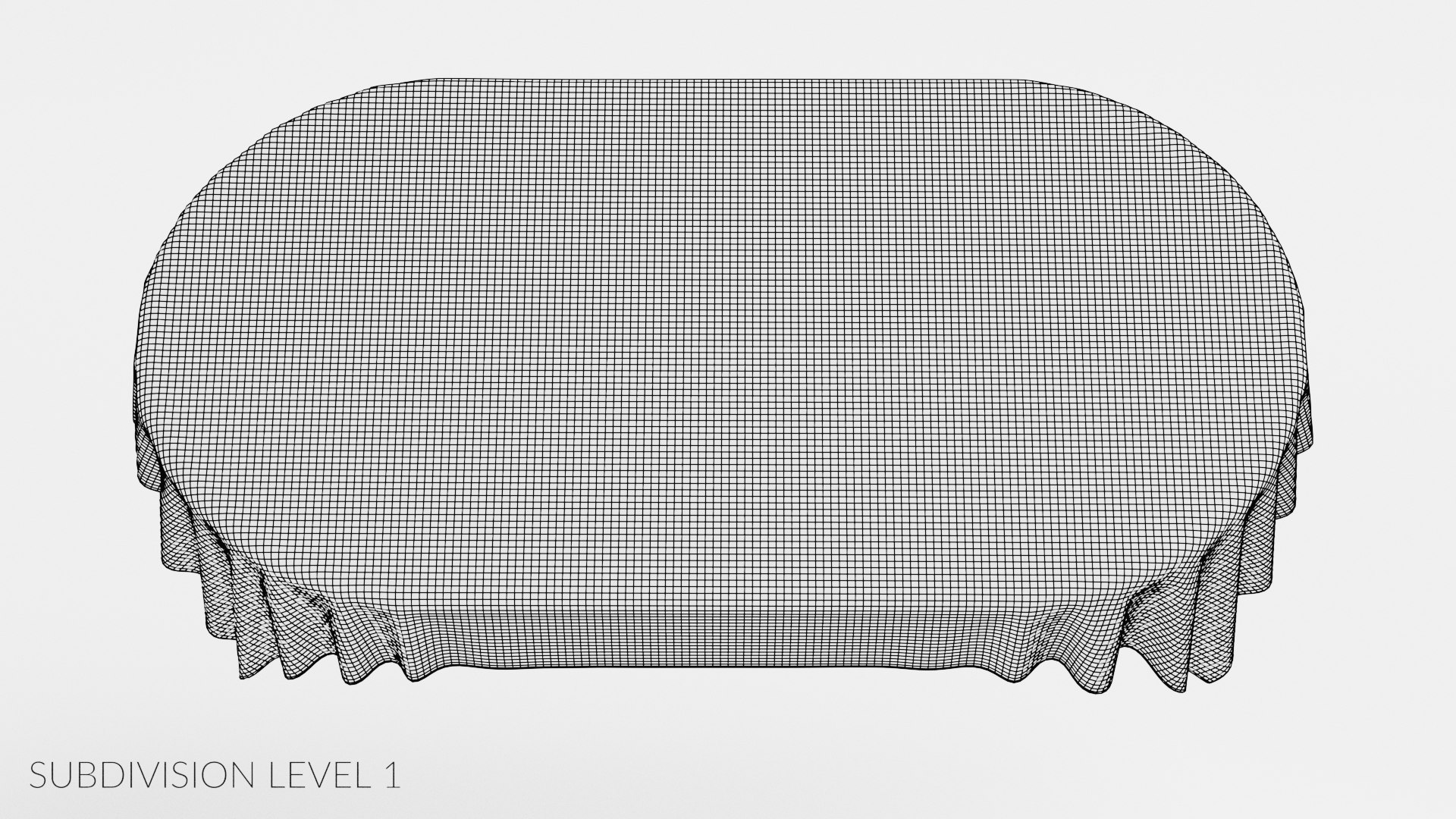 3D Model Table Cloth Tablecloth - TurboSquid 1507188