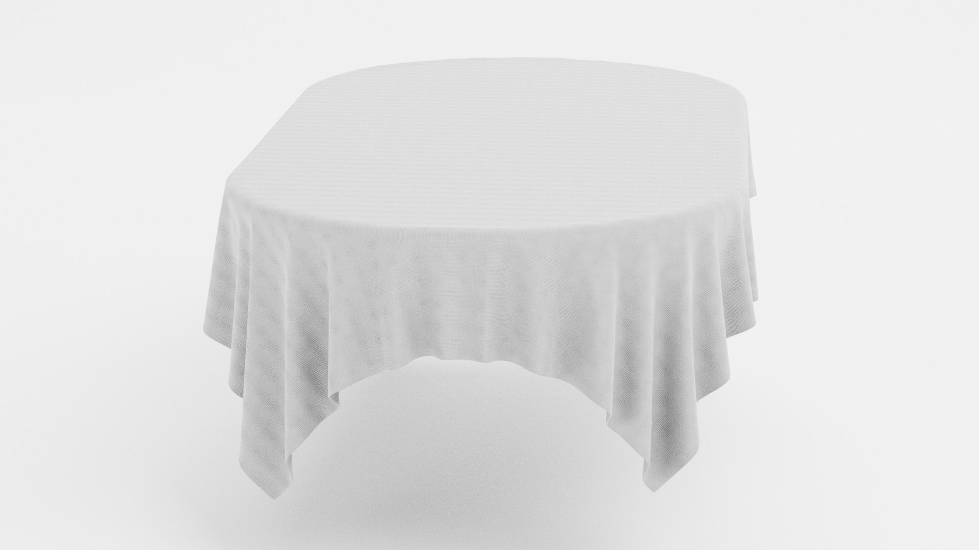 3D Model Table Cloth Tablecloth - TurboSquid 1507188