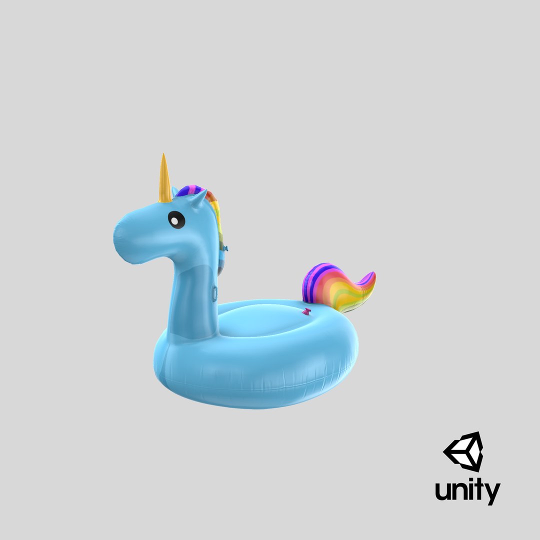 Unicorn Pool Float 3D Model - TurboSquid 1317986