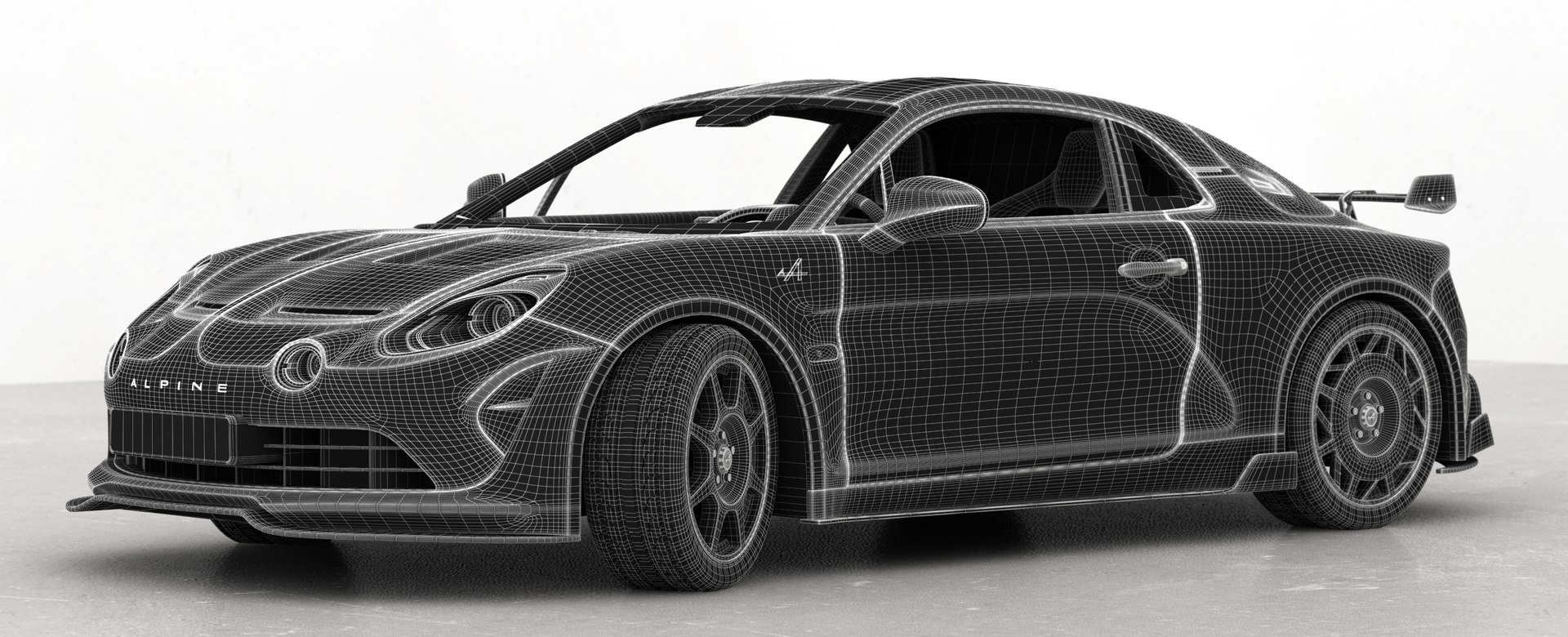 Alpine A110 R 2023 Low Interior 3D Model - TurboSquid 2080867