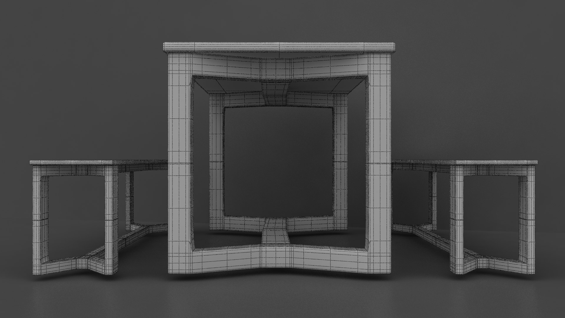 Table Stool 3D - TurboSquid 1909880