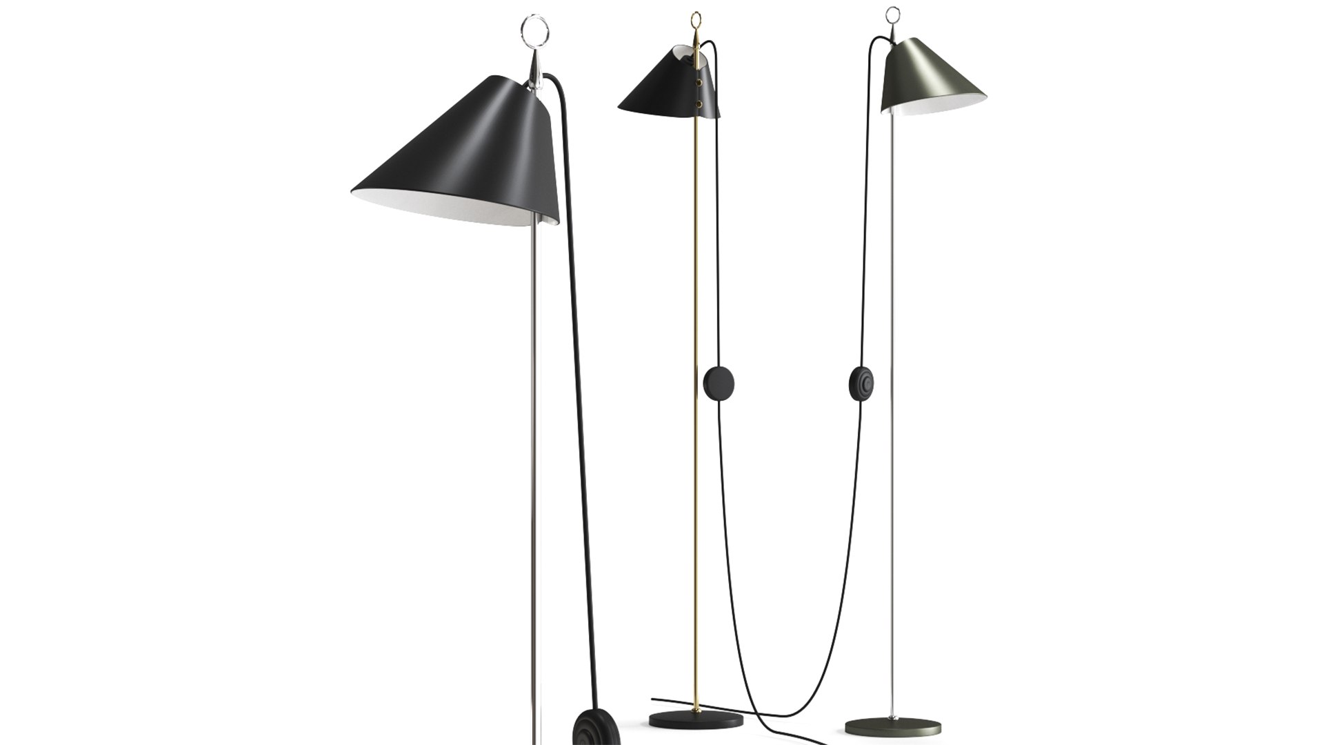 Monachella By Azucena Floor Lamp 3D Model - TurboSquid 1881496