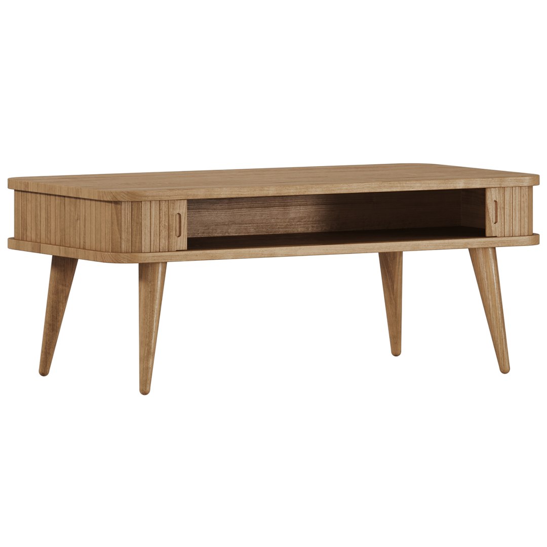 Grayson Coffee Table And Console 3D Model - TurboSquid 2050195