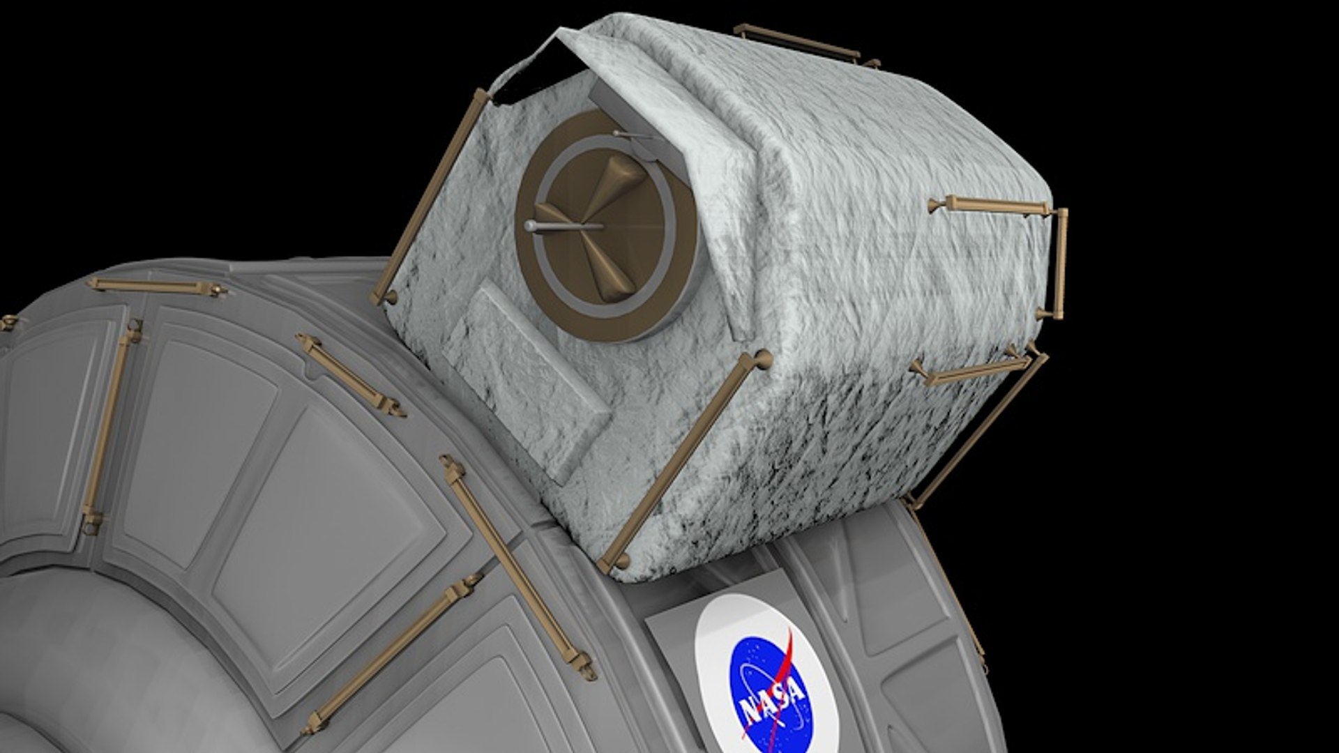 Iss Module Quest Joint 3d C4d