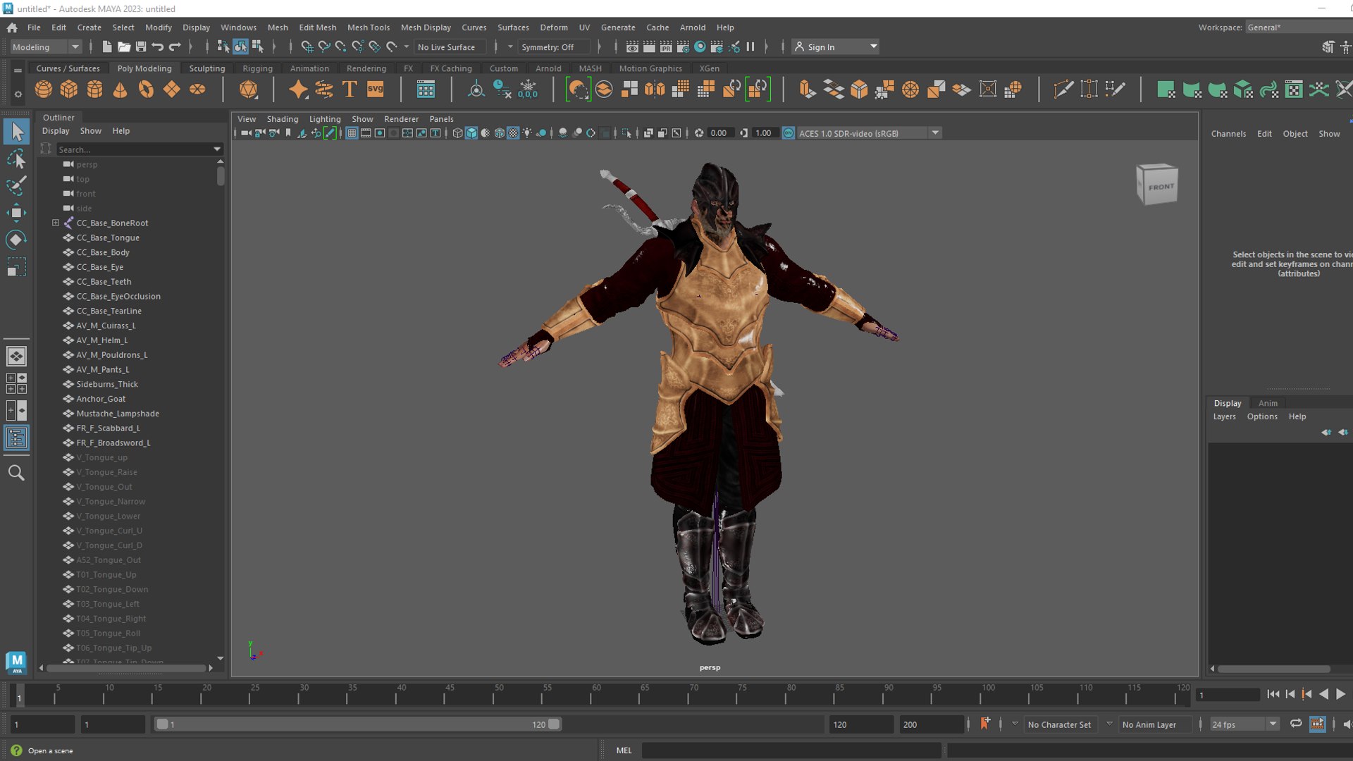 3D Model Realistic Rigged Warrior-Scott 3D Model - TurboSquid 2111250