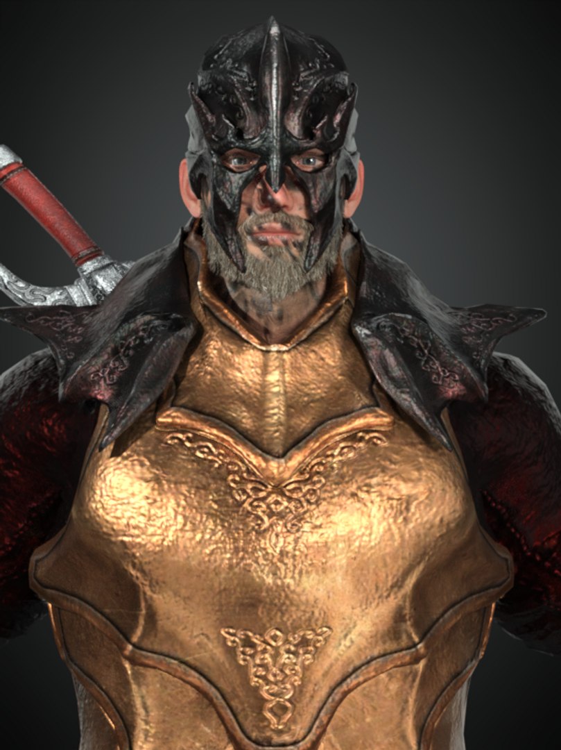 3D Model Realistic Rigged Warrior-Scott 3D Model - TurboSquid 2111250