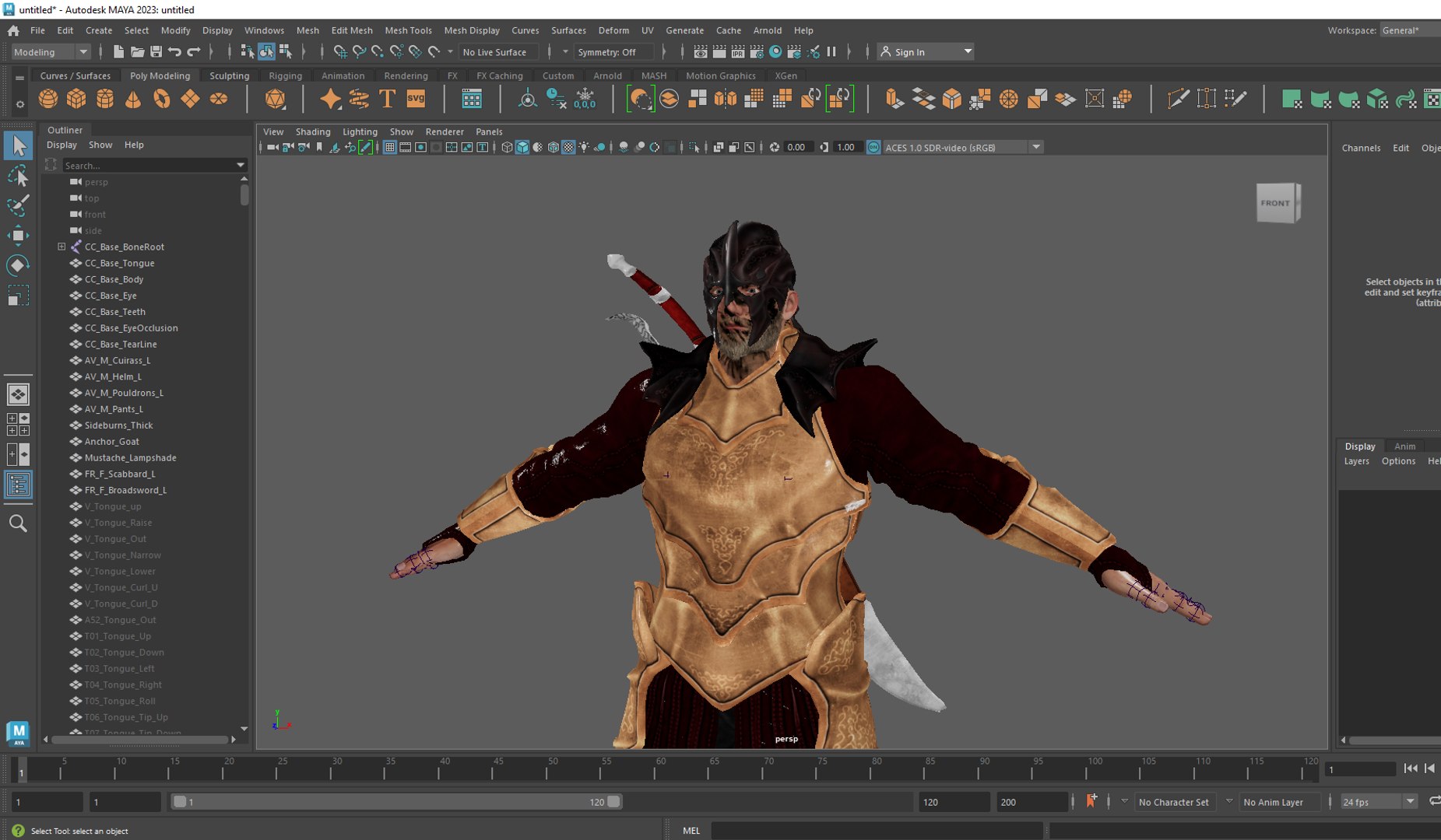 3D Model Realistic Rigged Warrior-Scott 3D Model - TurboSquid 2111250
