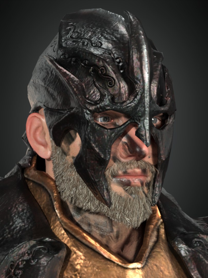 3D Model Realistic Rigged Warrior-Scott 3D Model - TurboSquid 2111250