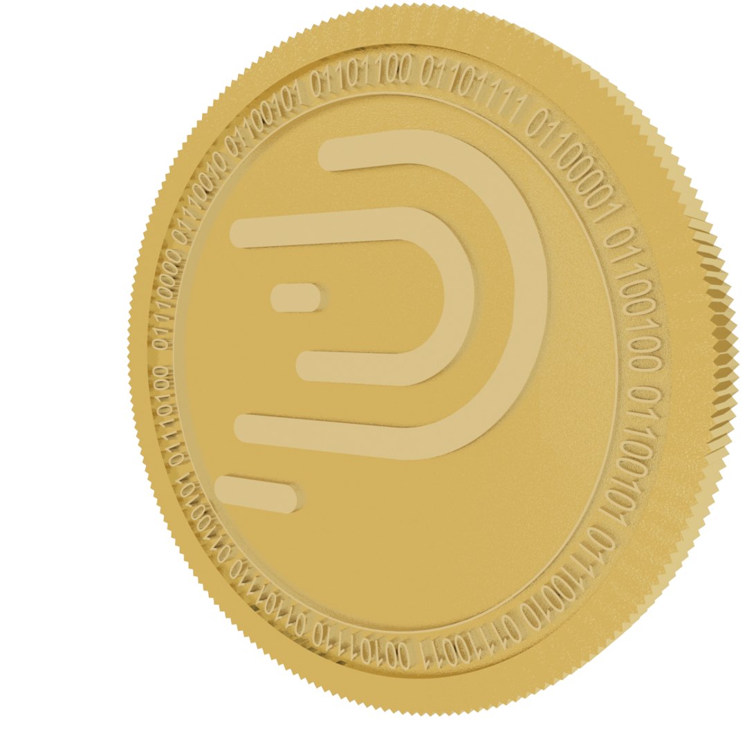Polyswarm Gold Coin 3D Model - TurboSquid 1554996