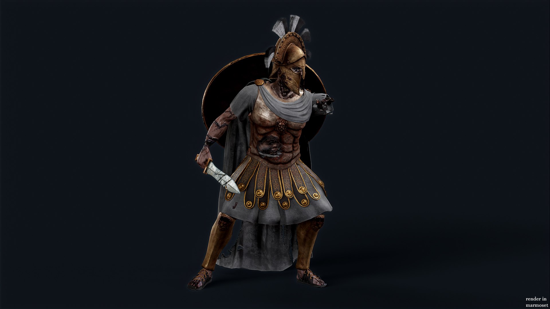 UNDEAD SPARTAN RG PACK 3D - TurboSquid 2344073