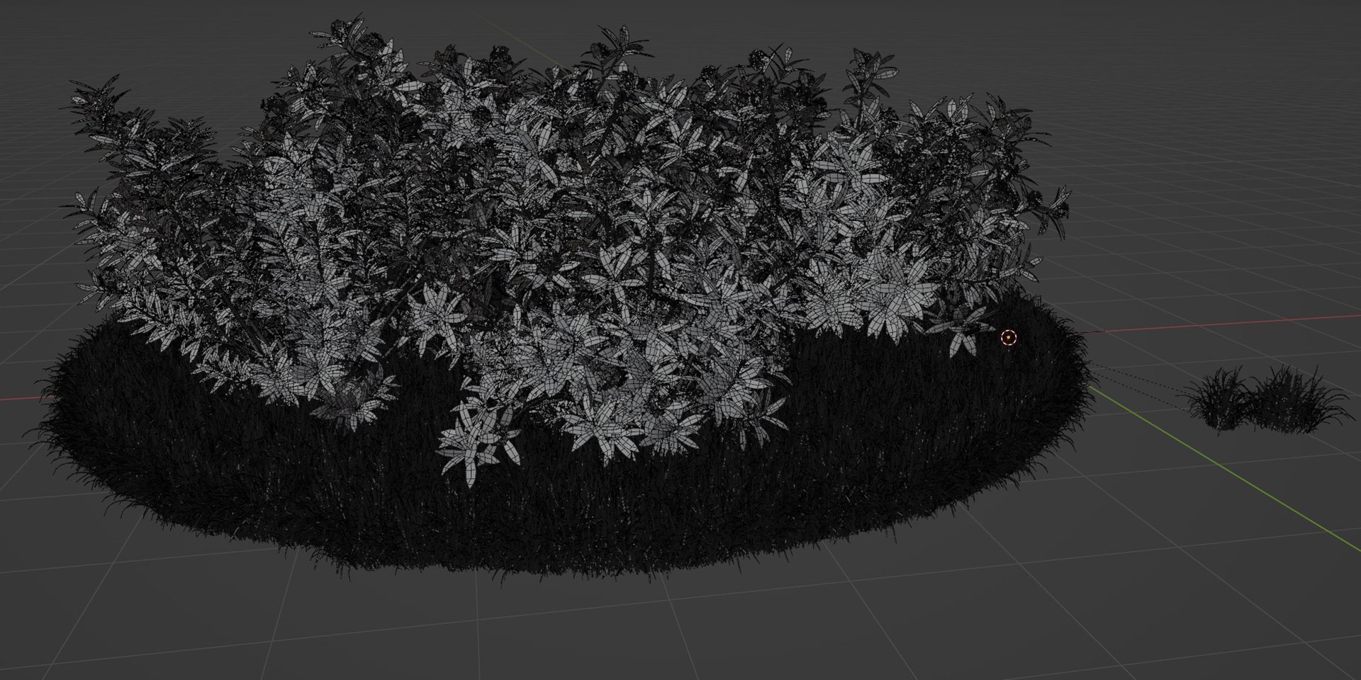 3D Nerium Oleander-Grass Garden Vol 117-Blender Model - TurboSquid 2141696
