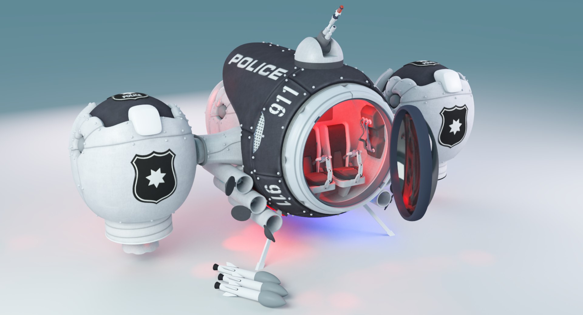 Max Police Space Ship