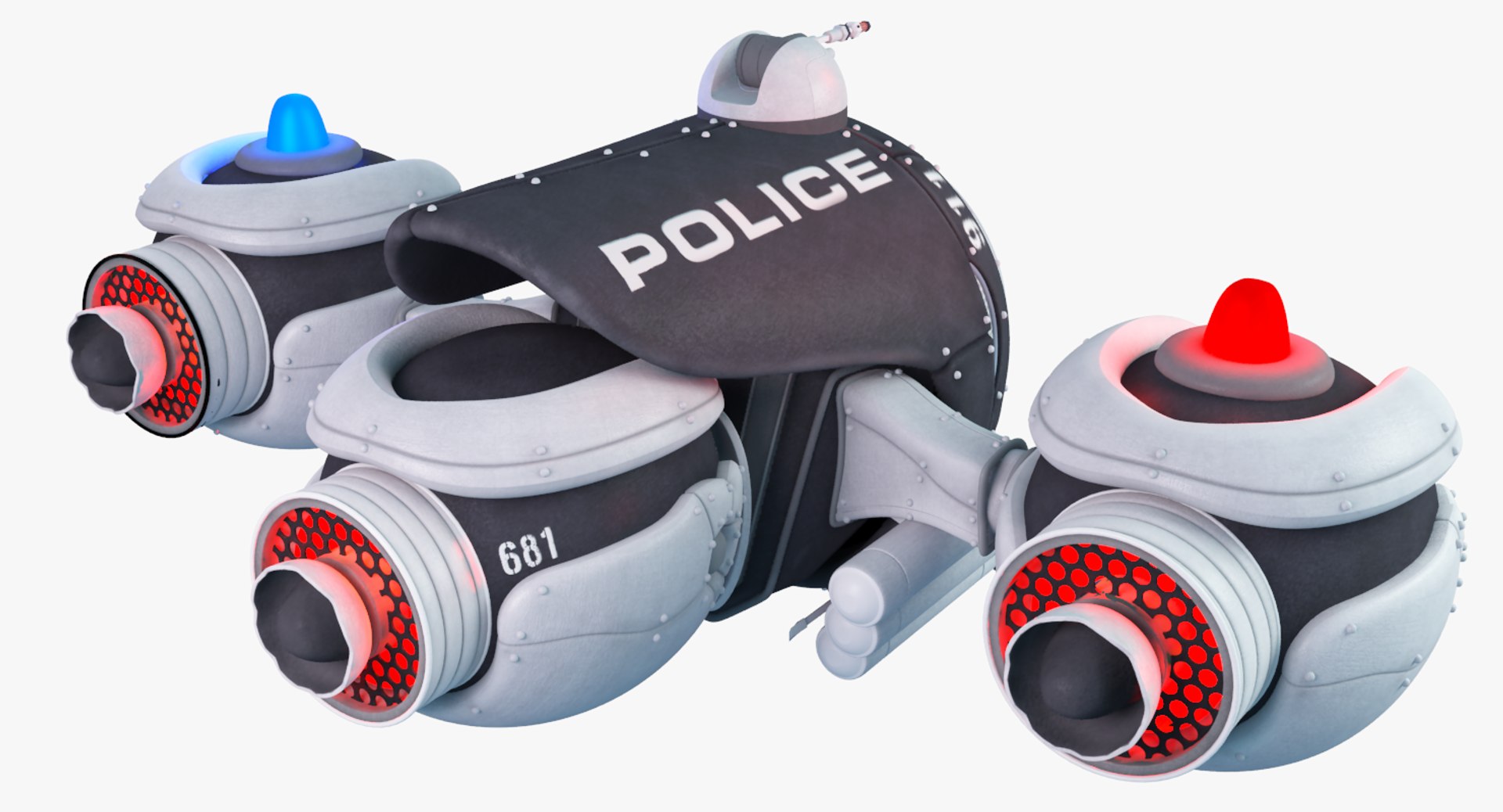 Max Police Space Ship
